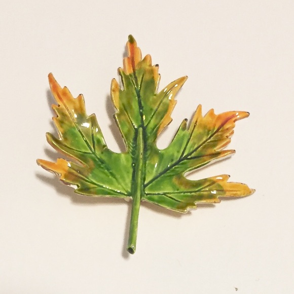 Jewelry | Vintage Leaf Brooch Pin | Poshmark